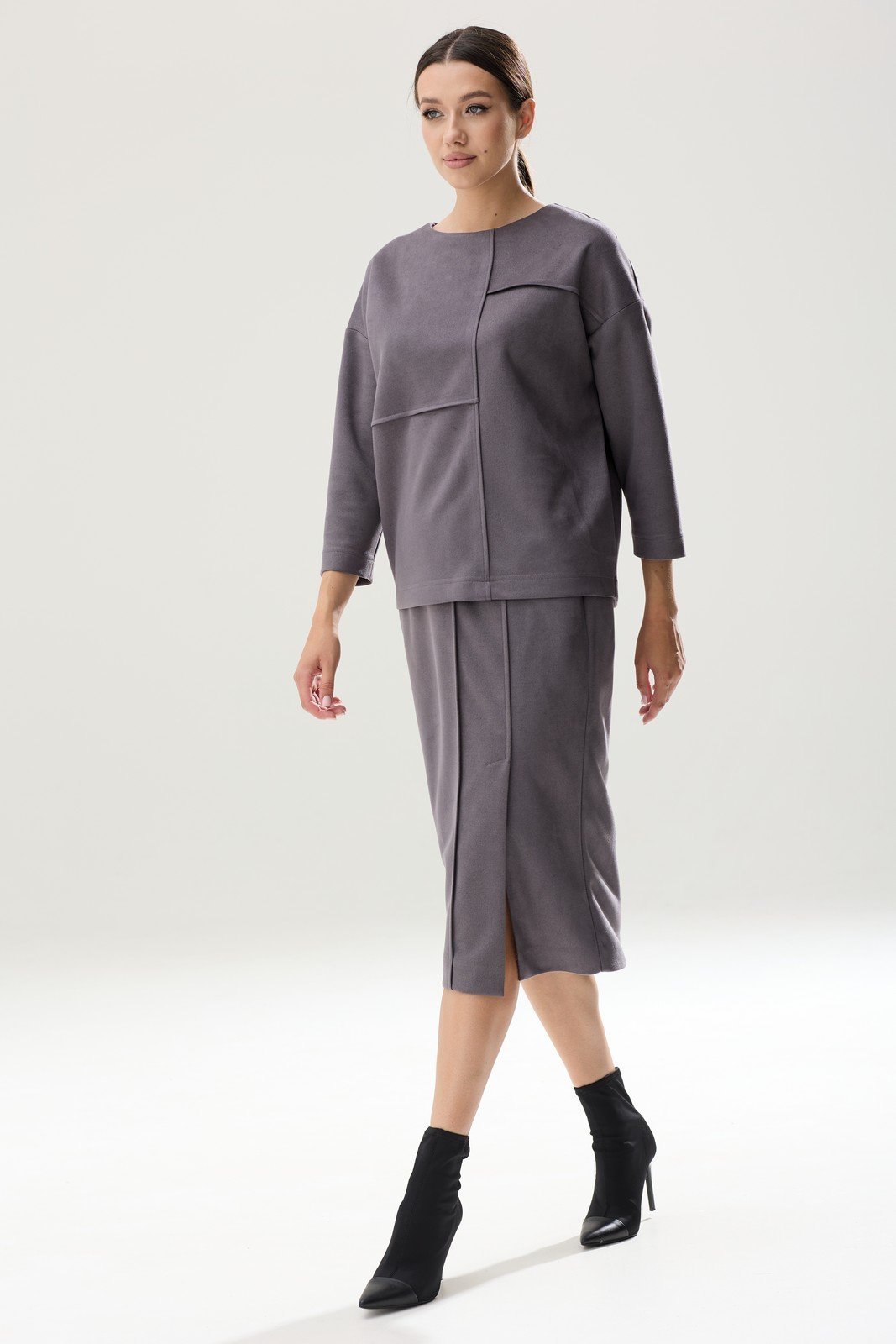 Костюм с юбкой 835-1 Lars Style купить в интернет магазине Велесмода